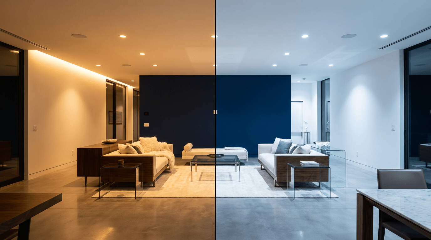 Warm White vs Cool White LED Lights: A Visual Comparison Guide – Amicolight